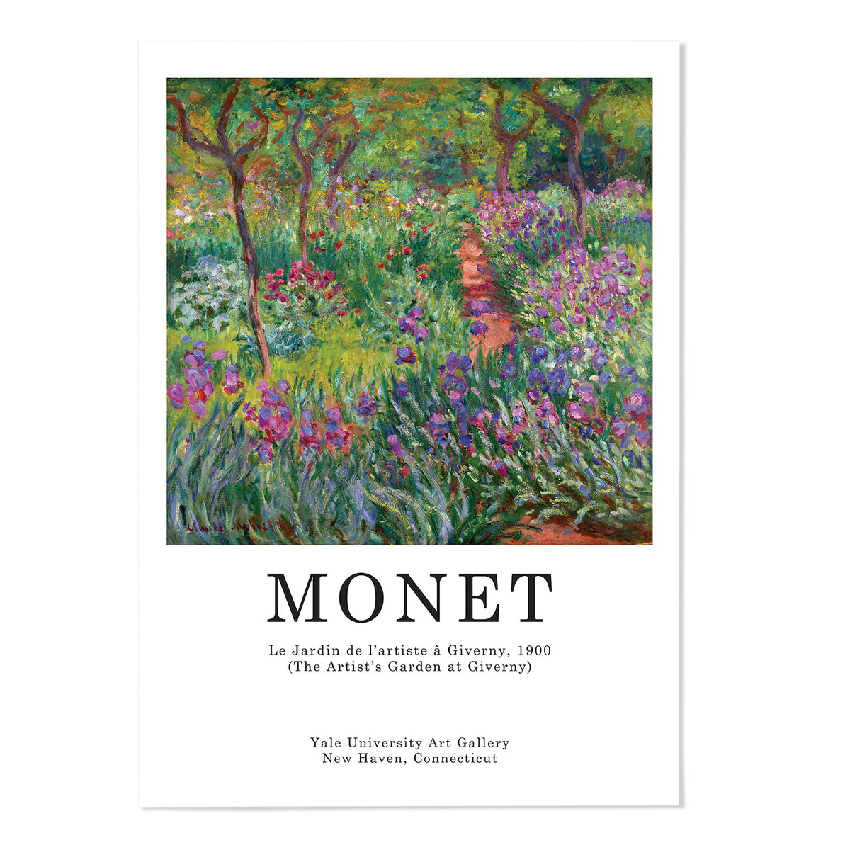 Monet The Artist's Garden At Giverny Text Version — MJ Design Studio